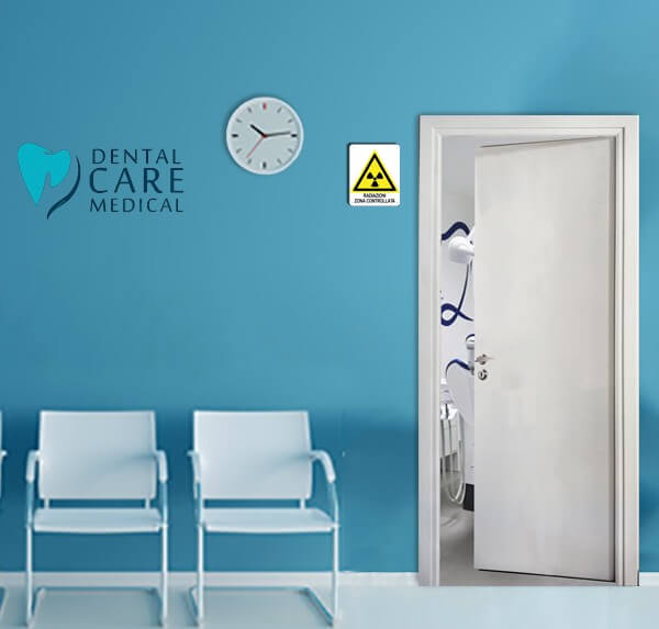 Hospital door radiology with Rx lead sheet – FIP Porte